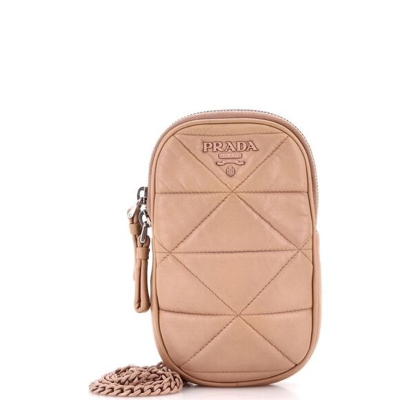 Prada | Bags | Prada Spectrum Phone Holder Crossbody Bag Quilted Nappa ...